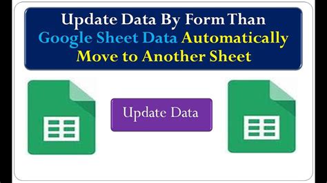 Google Sheet Data Update Than Automatically Move To Another Google