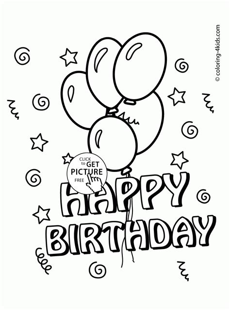 Free Printable Black And White Birthday Cards Printable Word Searches
