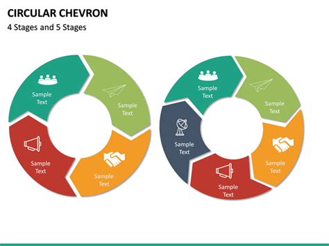 Circular Chevron Powerpoint Template Sketchbubble