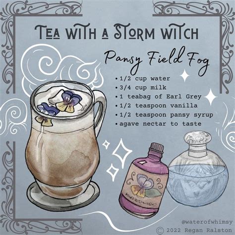 Tea With A Storm Witch Witchy Wall Art Etsy Artofit