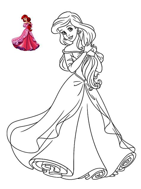 Coloriage Princesse Disney 25 Dessins Gratuits à Imprimer