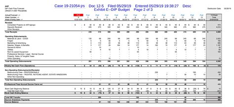 13 Week Cash Flow Forecast Template Excel