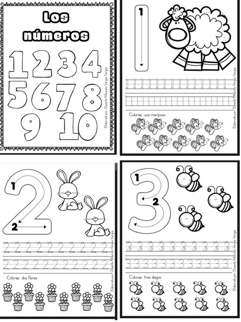 Los Numeros Del 1 Al 10 Preescolar Image To U