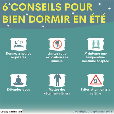 Conseils Pour Bien Dormir En Ete Creapharma