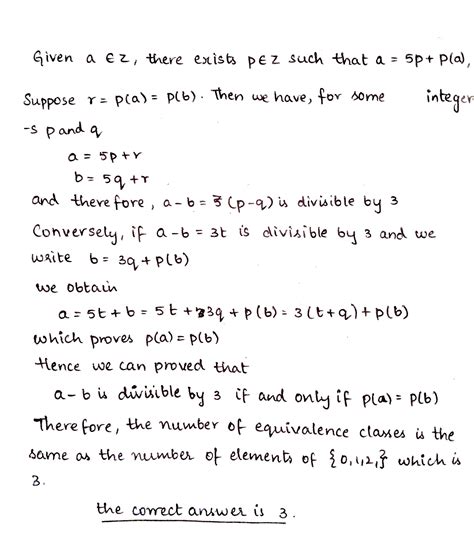 Let Z Be The Set Of Integers And R Be The Relation Defined In Z Such