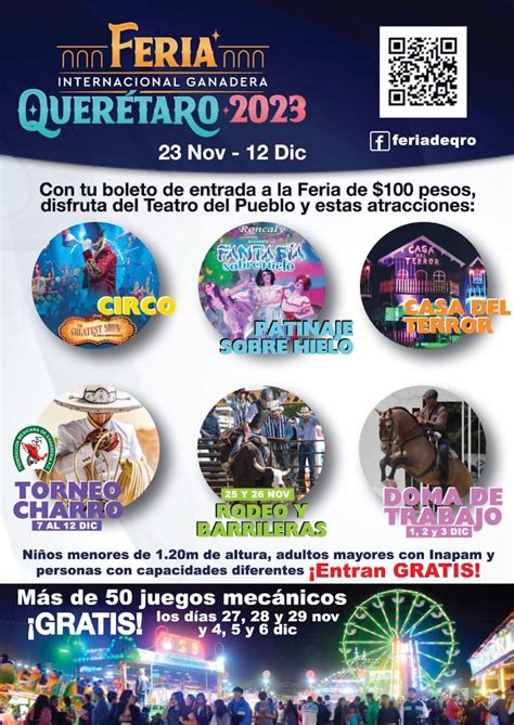 Precios de la Feria Querétaro 2023 Feria Querétaro 2024