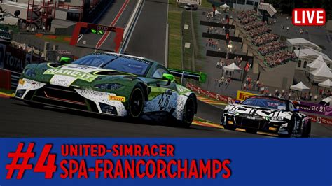 Assetto Corsa Competizione USR ACC Spa Francorchamps Rennen 4