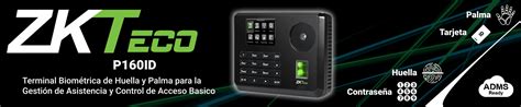 Terminal Biométrica Asistencia y Control de Acceso Palma y Huella