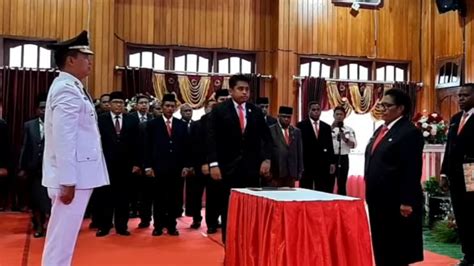 Pj Gubernur Papua Tengah Lantik Valentinus Sudarjanto Sebagai Pj Bupati