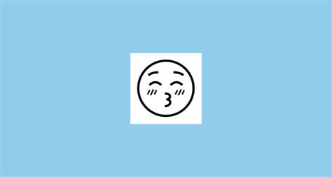 K Ssendes Gesicht Mit Geschlossenen Augen Emoji On Noto Emoji Font
