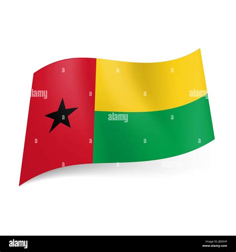 Ehe Koaleszenz Rahmen bandera roja con estrella amarilla Urwald Pegs Bürste