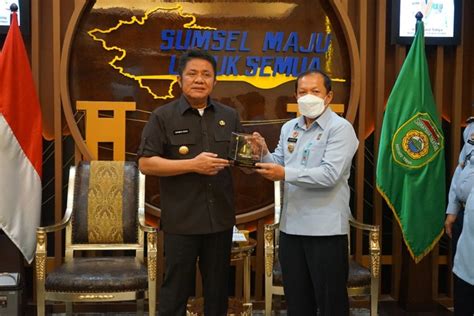 Terima Kakanwil Kemenkumham Sumsel Gubernur Herman Deru Minta Tiga Hal