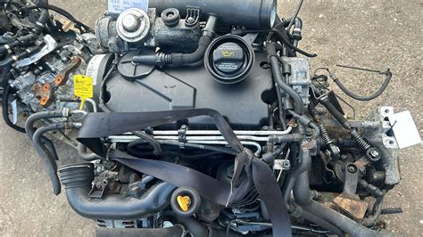 Silnik kompletny z osprzętem kod BXE 1 9 Tdi 105 PS SEAT SKODA VW AUDI