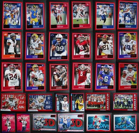 2020 Panini Score Red Parallel Football Cards Complete Your Set U Pick