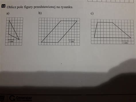 Oblicz Pole Figury Przedstawionej Na Rysunku Szybko Potrzebuje Na
