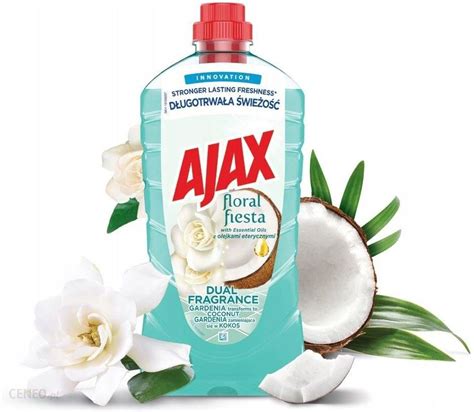 Ajax Floral Fiesta Dual Fragnance Płyn Uniwersalny Gardenia Kokos