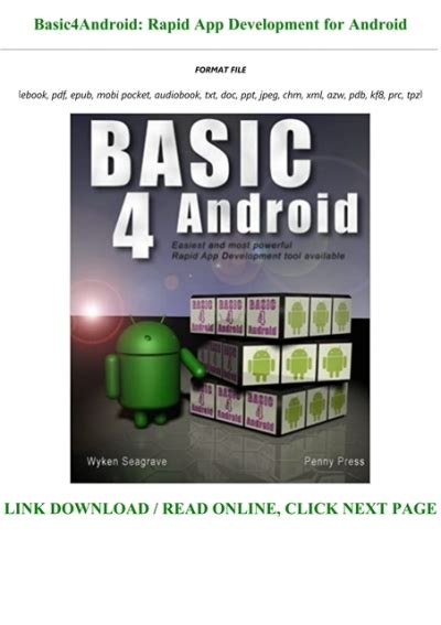 basic4android rapid app development for android