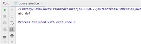 Java String Concatenation Java Example Androidcoding In