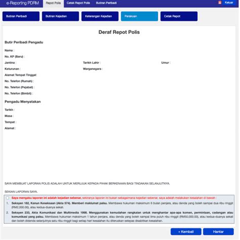 Cara Buat Laporan Polis Tanpa Perlu Ke Balai Report Polis Online Dari
