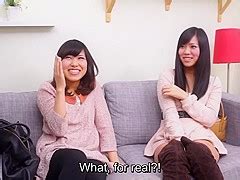 Subtitled CFNM Japanese Friend Watches Surprise Blowjob PornZog Free