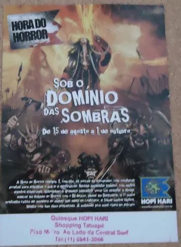 Hopi Hari Cartaz Mini Pôster Hora Do Horror 2006 Raro à venda em São