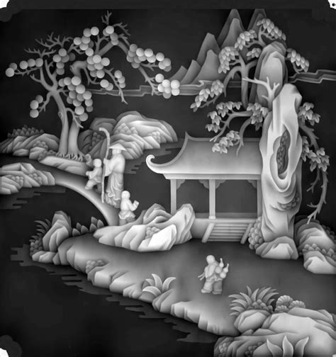 D Grayscale Relief Bmp Format Bmp File Arabic Cnc