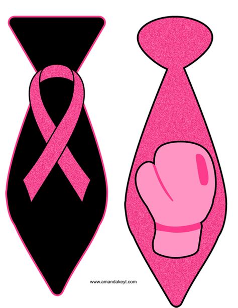 Printable Cancer Ribbon Template