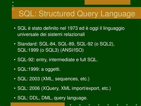 ppt sql structured query language powerpoint presentation free download id 4415617