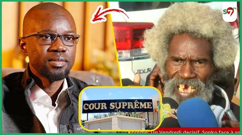 Aff Sonko C Supreme R Action Surprenante De Me Cir Cl Dor Apr S Le