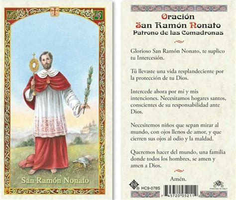 Oración a San Ramón Nonato Glorioso San Ramón te suplico tu