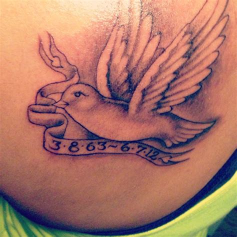 In Loving Memory Tattoo Designs Doves