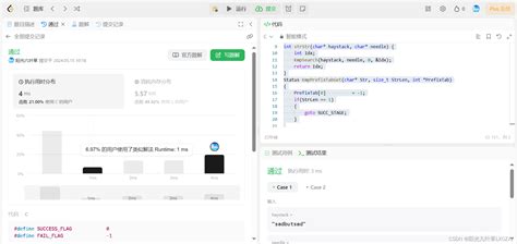 leecode c语言实现 28 找出字符串中第一个匹配项的下标 c语言匹配项 csdn博客