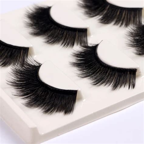 Hbzgtlad Pairs Natural Long False Eyelashes Big Eyes Handmade Eyelash