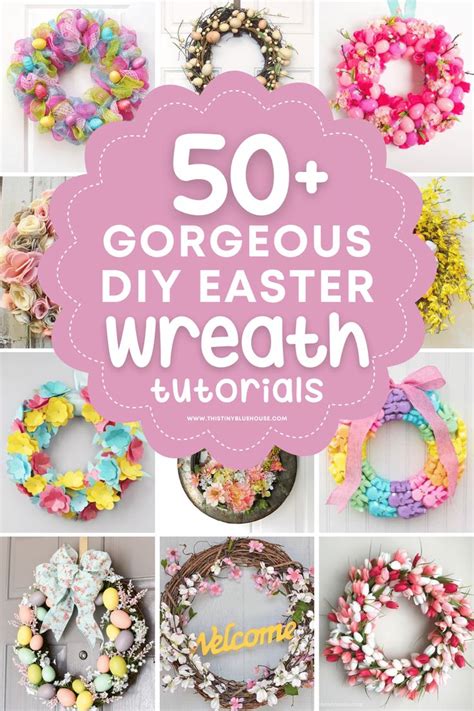Best Cute Easy Diy Easter Wreaths Easter Wreath Diy Easter Diy