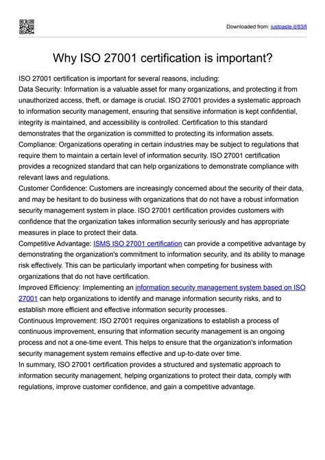 Why Iso Certification Is Important By Sis Certifications Issuu