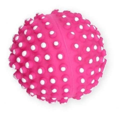 PET NOVA Piłka jeż z wypustkami dla psa 6 5 cm różowa PET NOVA