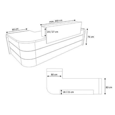 Reception Desk Dimensions In Cm Find The Perfect Fit