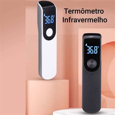 Termômetro Digital Infravermelho de Testa Sem Contato IR FM01