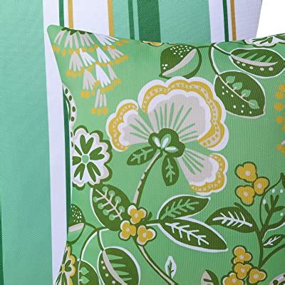 Amazon Pyonic Outdoor Pillows Cover Pack Of 2 Floral Waterproof