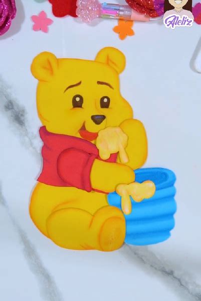 Winnie Pooh Con Foami O Goma Eva Moldes Gratis