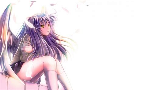 Anime Manga Cartoon Black Hair Angel Beats Tachibana Kanade