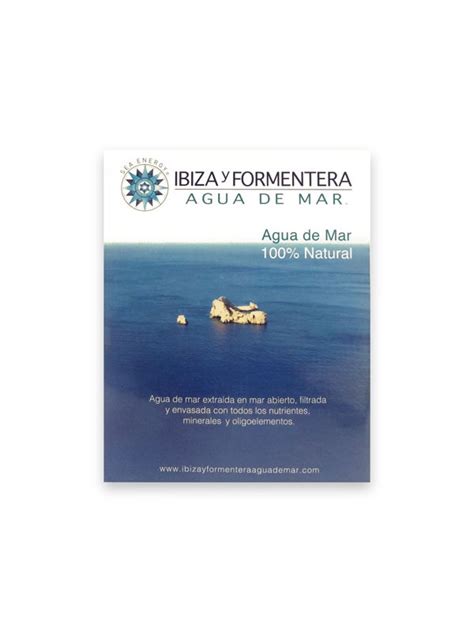 Agua De Mar Plasma Marino 3l Ibiza Y Formentera 8414606450763