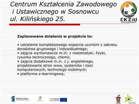 Ppt Zbigniew Zalas Wicedyrektor Ckziu Ds Kszta Cenia Zawodowego I