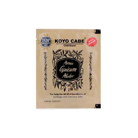 Koyo Cabe Sachet 10 Lembar Kegunaan Efek Samping Dosis Dan Aturan