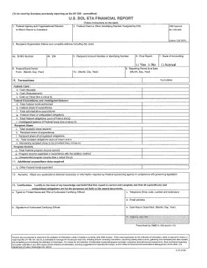 DoL ETA 9130 2015 2024 Fill And Sign Printable Template Online