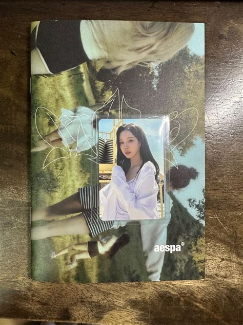 Wts Aespa Welcome To My World Zine Album Winter Photocard Hobbies