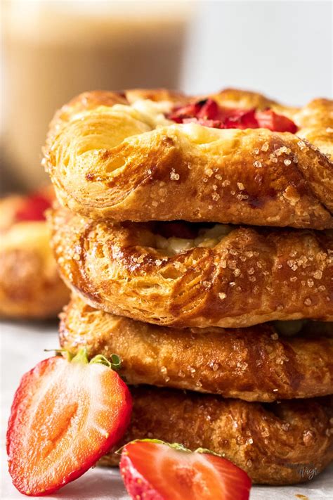 Cream Cheese Strawberry Danish Sugar Salt Magic