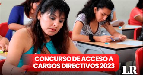 Resultados Preliminares Del Concurso De Acceso A Cargos Directivos