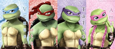 Girl Teenage Mutant Ninja Turtles Version TMNT Girls Wallpaper By