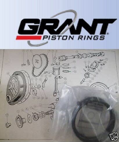 Triumph Spitfire Mk Mkiv Piston Rings Set Ebay